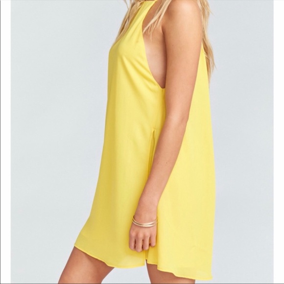 Show Me Your MuMu | Dresses | Show Me Your Mumu Yellow Halter Dress ...